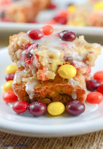 Candy Apple M&M Magic Bars - Flavor Mosaic