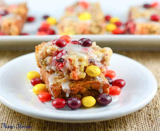Candy Apple M&M Magic Bars - Flavor Mosaic