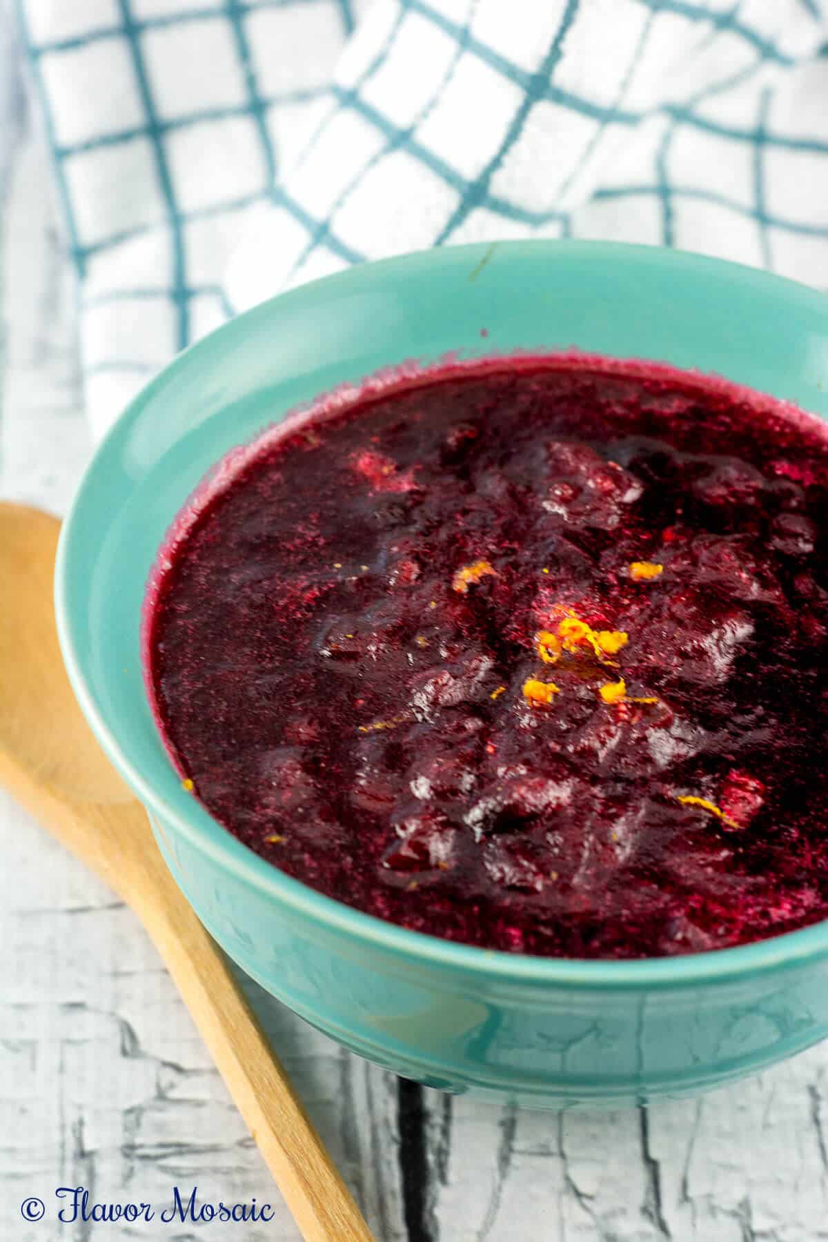 Homemade Cranberry Sauce - Flavor Mosaic
