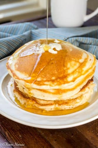 Old Fashioned Fluffy Pancake Recipe - Flavor Mosaic