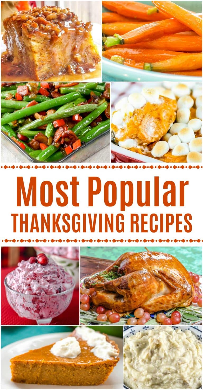 Most Popular Thanksgiving Recipes - Flavor Mosaic