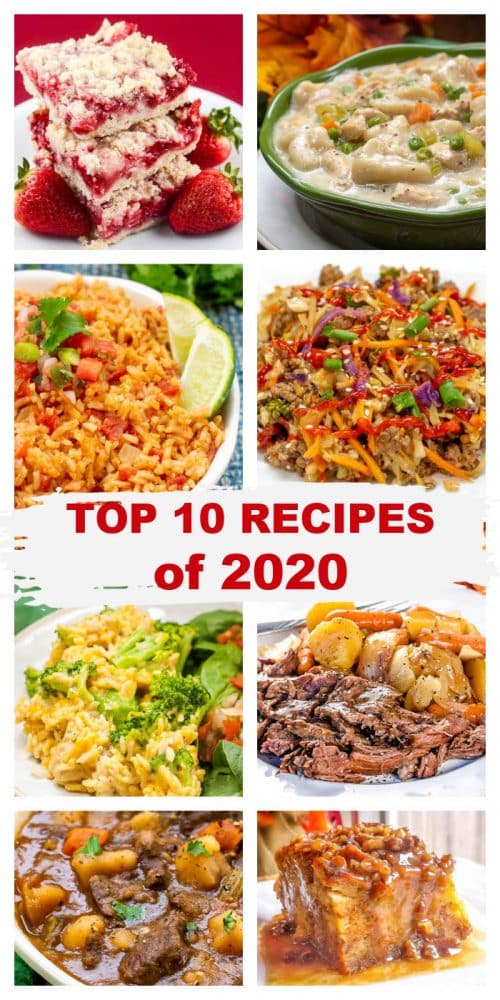 Top 10 Most Popular Recipes in 2020 - Flavor Mosaic
