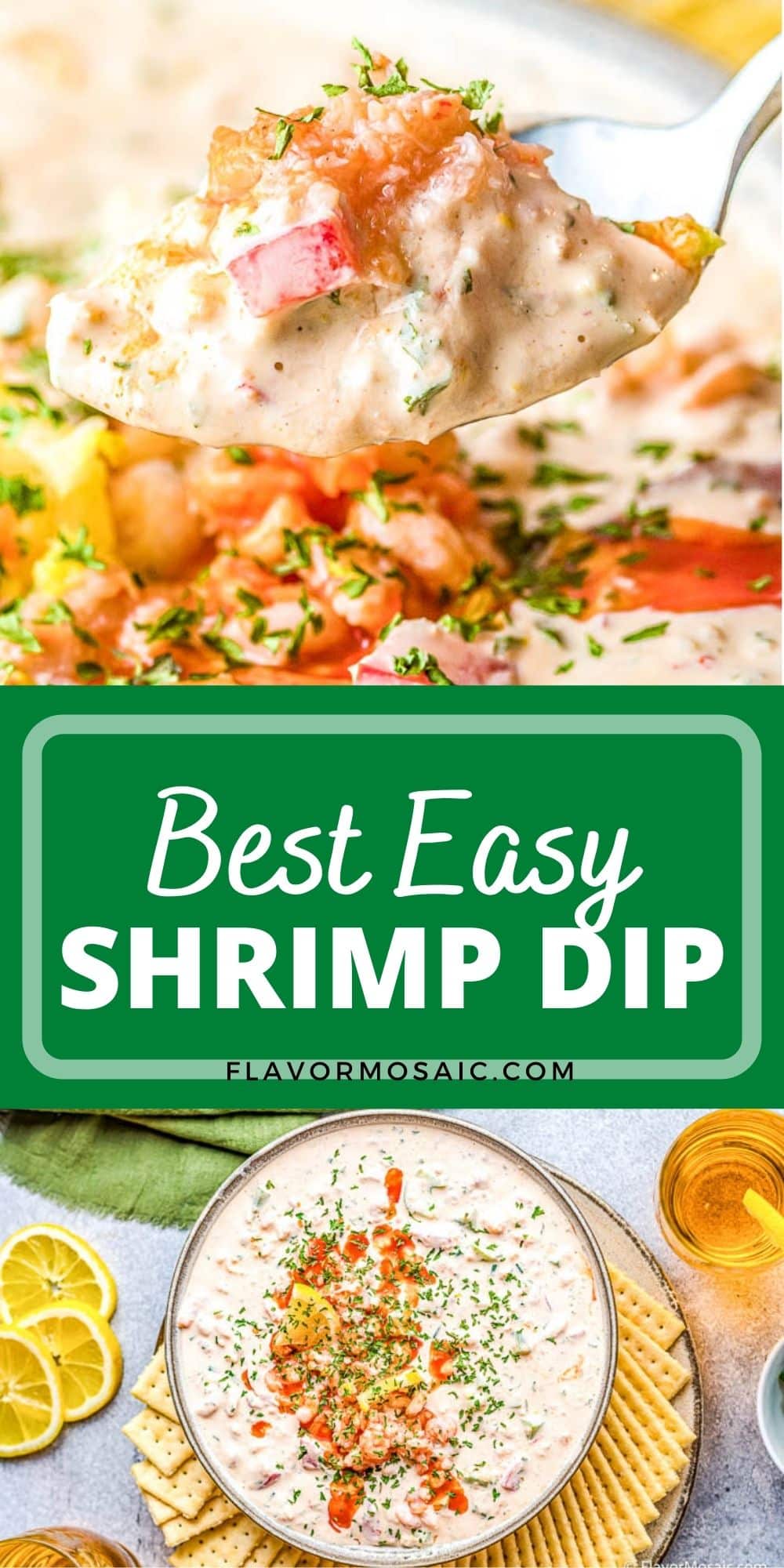 The Best Shrimp Dip (with Cream Cheese) - Flavor Mosaic