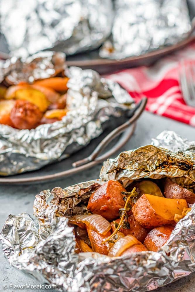 Hobo Dinner Foil Packets - Flavor Mosaic