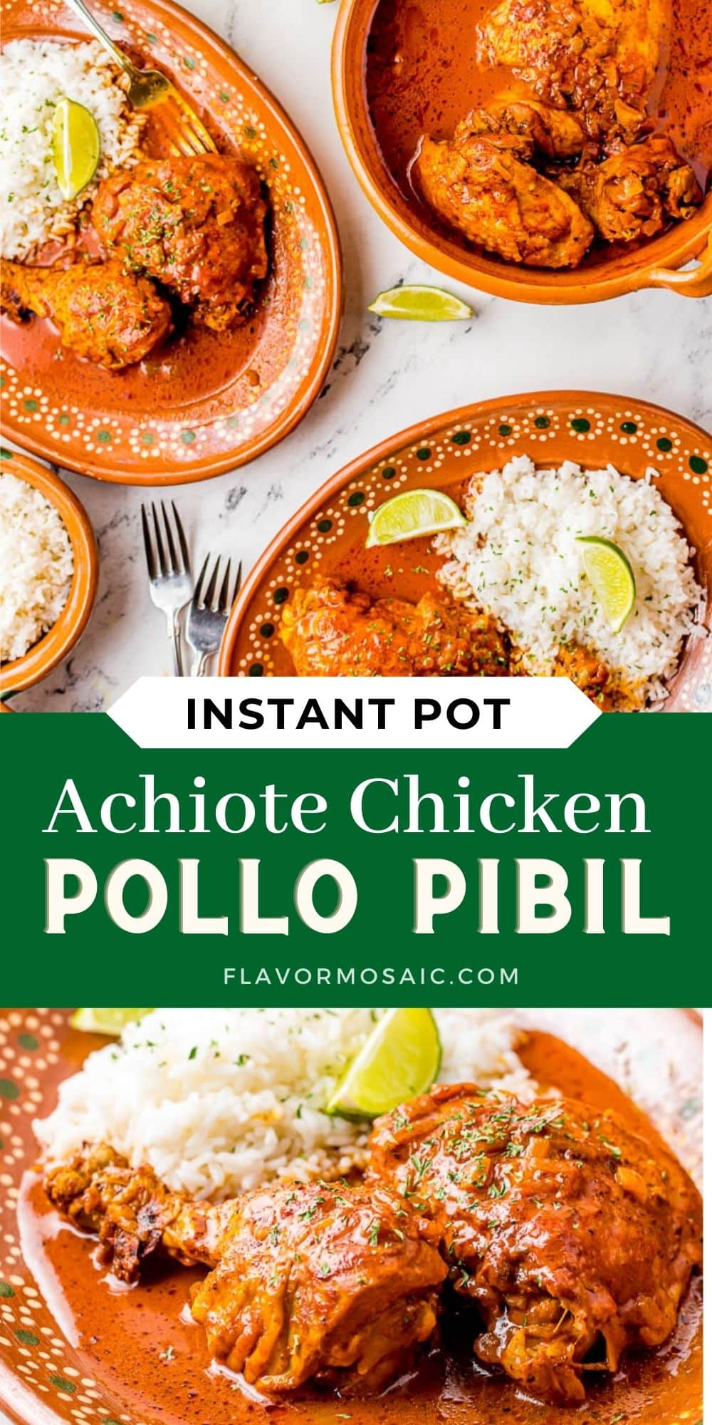 Instant Pot Achiote Chicken (Pollo Pibil) - Flavor Mosaic