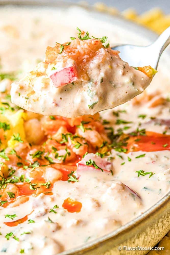 The Best Shrimp Dip (with Cream Cheese) - Flavor Mosaic