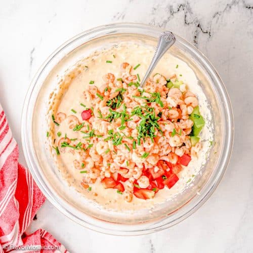 The Best Shrimp Dip (with Cream Cheese) - Flavor Mosaic