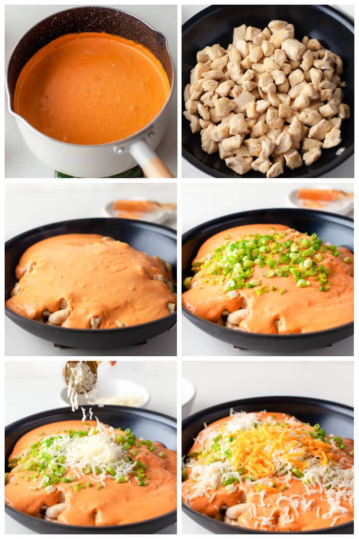 Baked Buffalo Chicken Dip (with Cream Cheese) - Flavor Mosaic