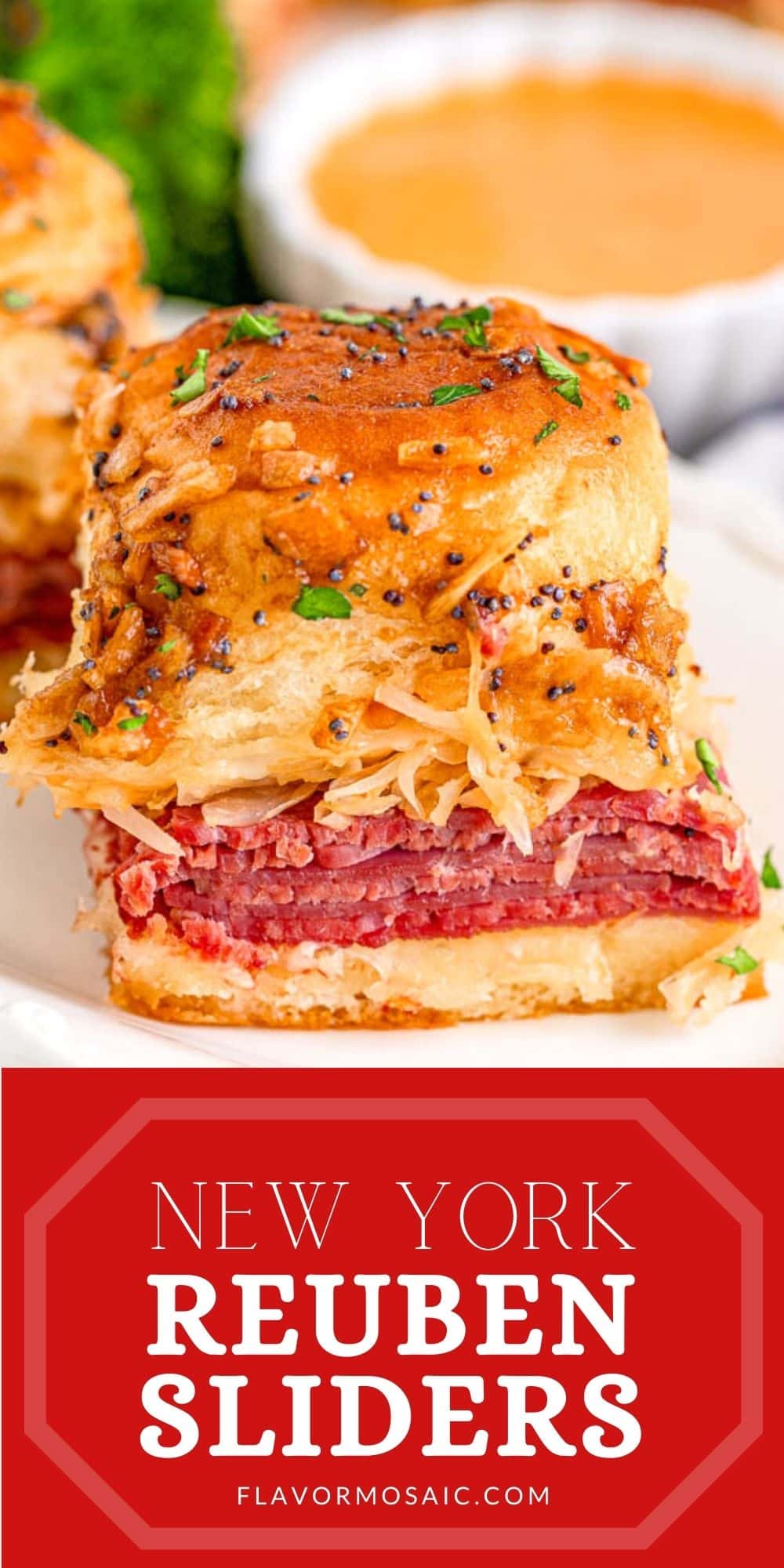 Reuben Sliders - Flavor Mosaic
