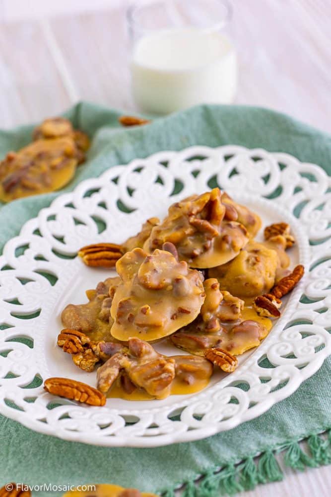 Old Fashioned Pecan Pralines - Flavor Mosaic