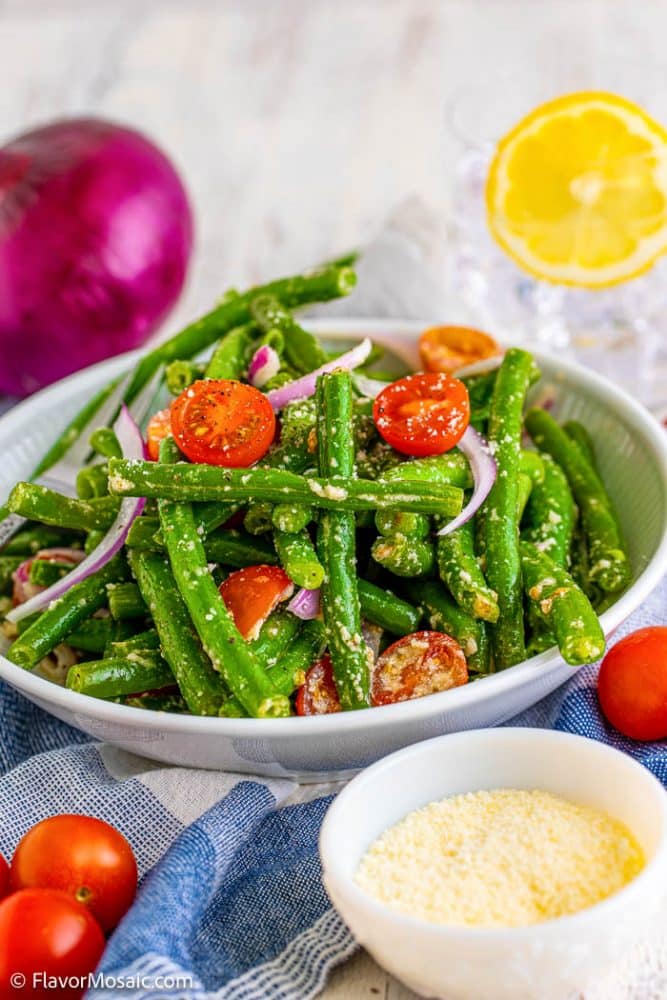 Marinated Green Bean Salad - Flavor Mosaic