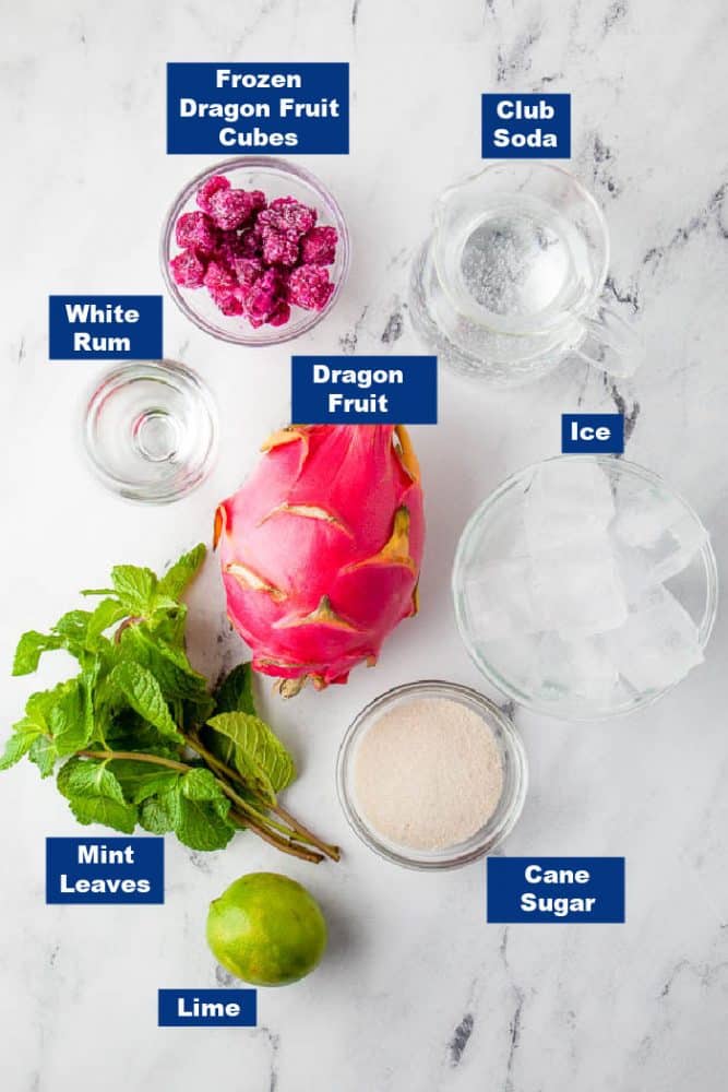 Dragon Fruit Mojito - Flavor Mosaic
