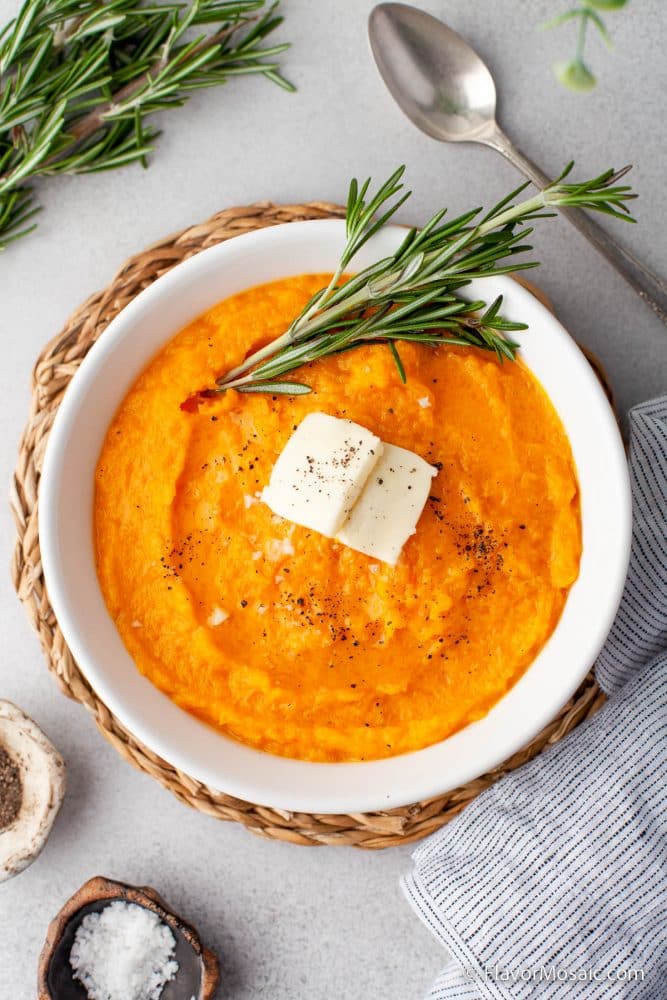 Instant Pot Mashed Butternut Squash - Flavor Mosaic