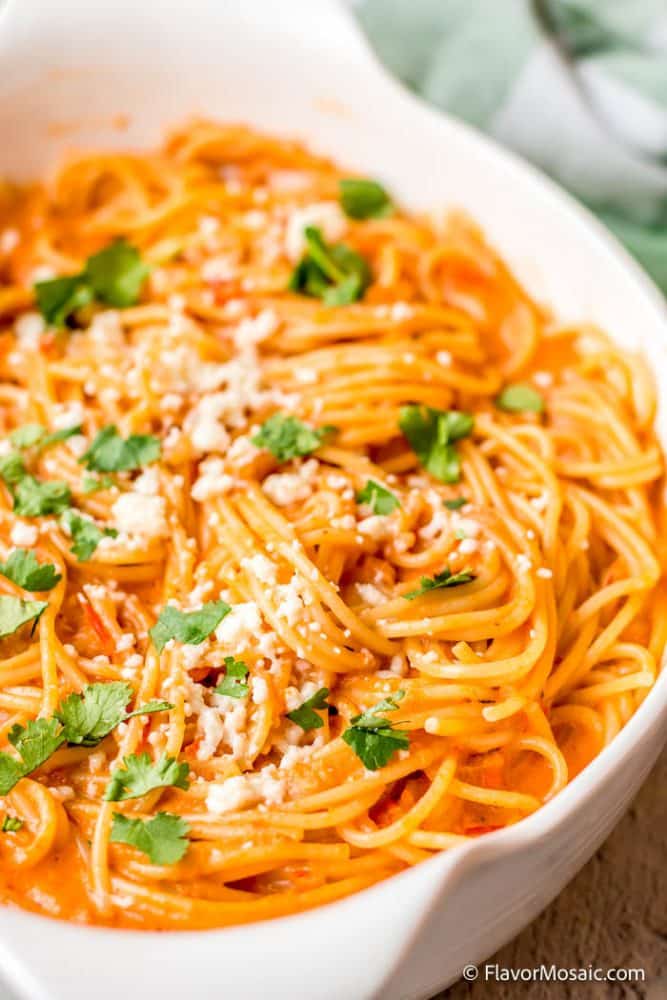 Chipotle Spaghetti - Flavor Mosaic