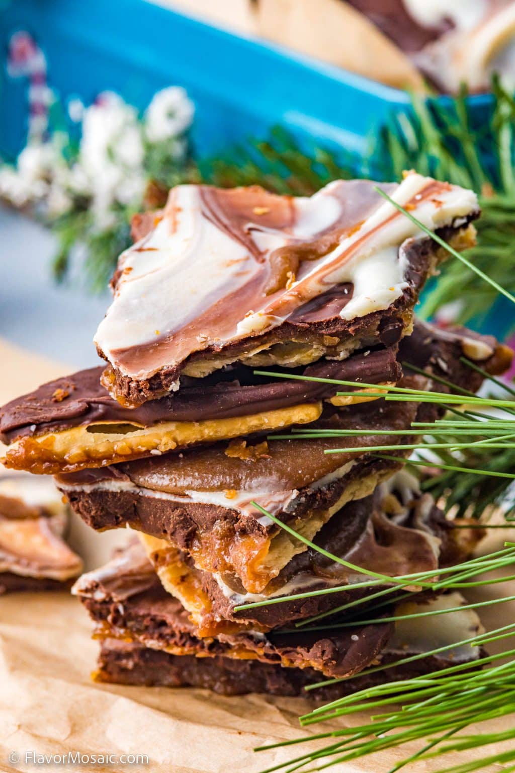 Saltine Cracker Toffee - Flavor Mosaic