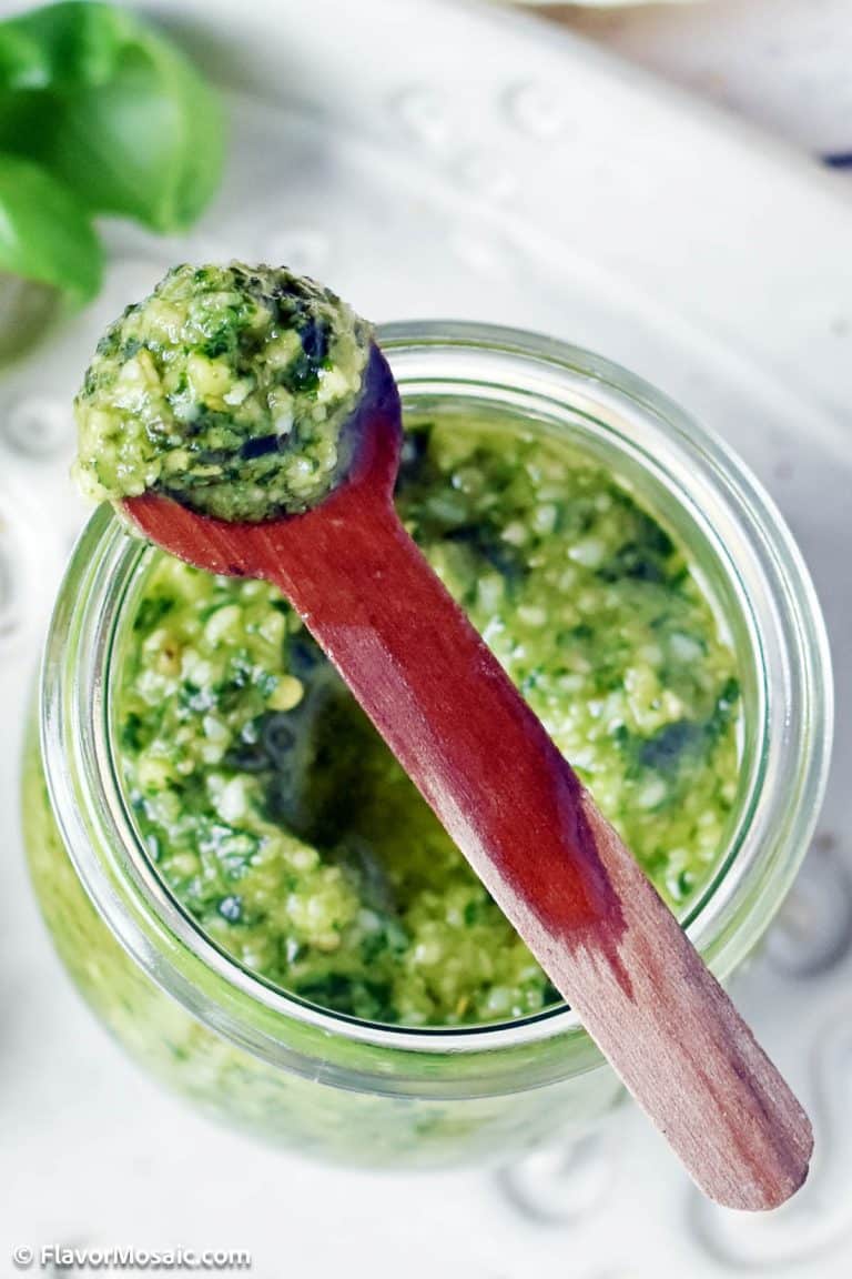 Easy Pesto Recipe - Flavor Mosaic