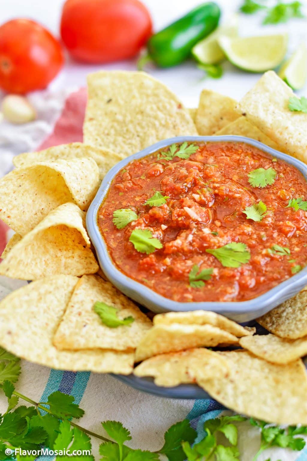 Ultimate Restaurant Style Salsa - Flavor Mosaic