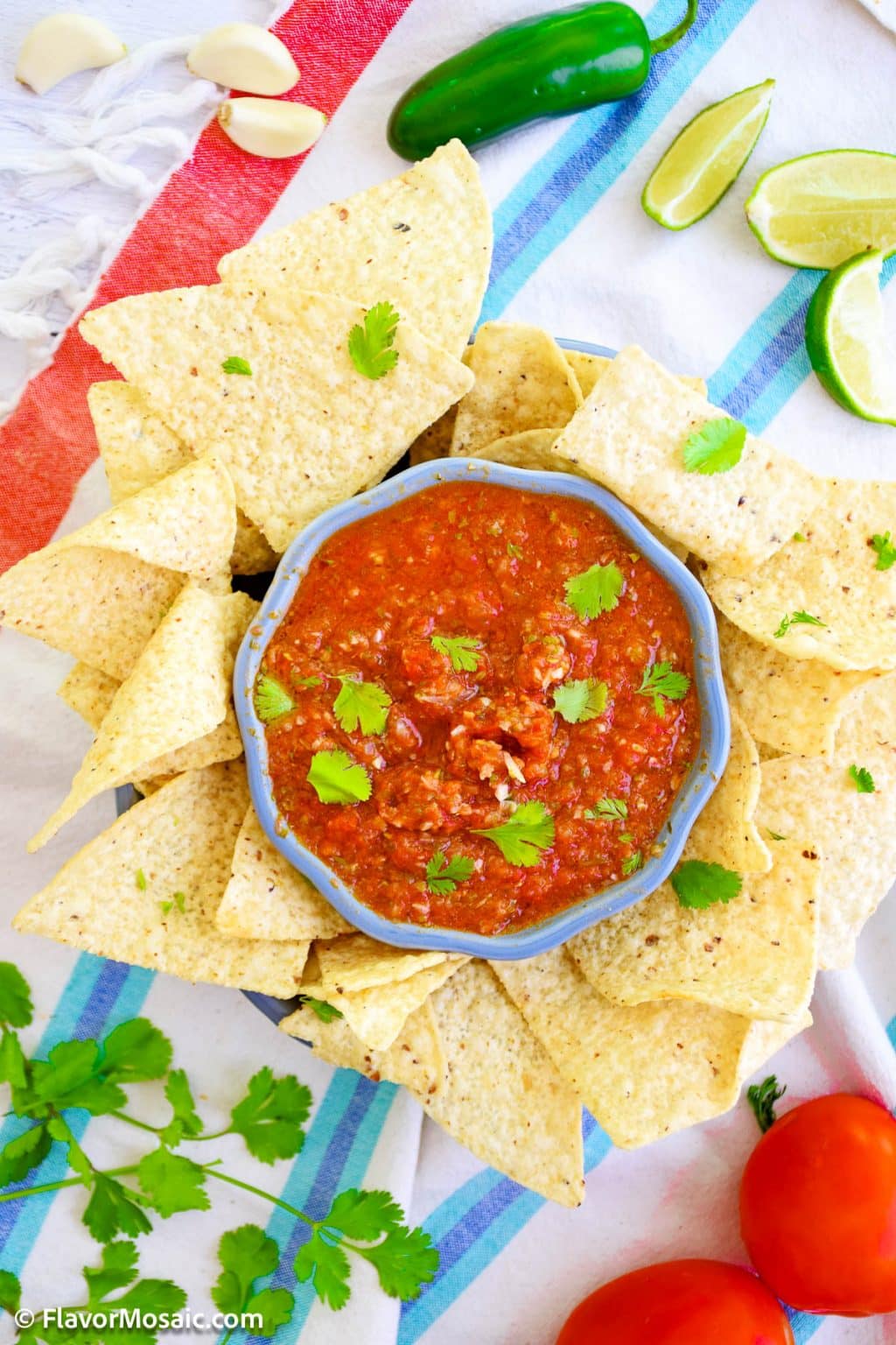 Ultimate Restaurant Style Salsa - Flavor Mosaic