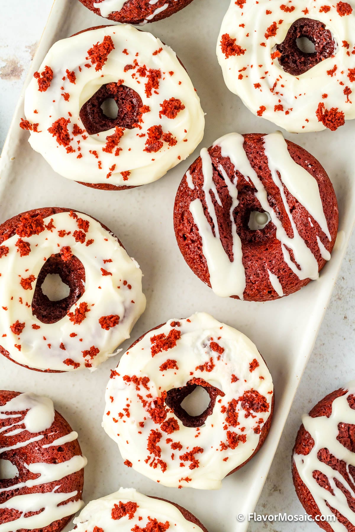 Best Red Velvet Cake Donuts Recipe - Flavor Mosaic