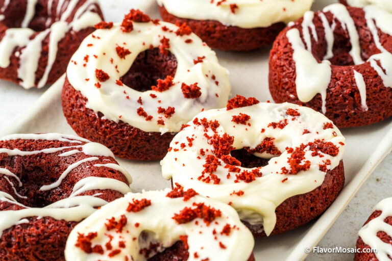 Best Red Velvet Cake Donuts Recipe - Flavor Mosaic