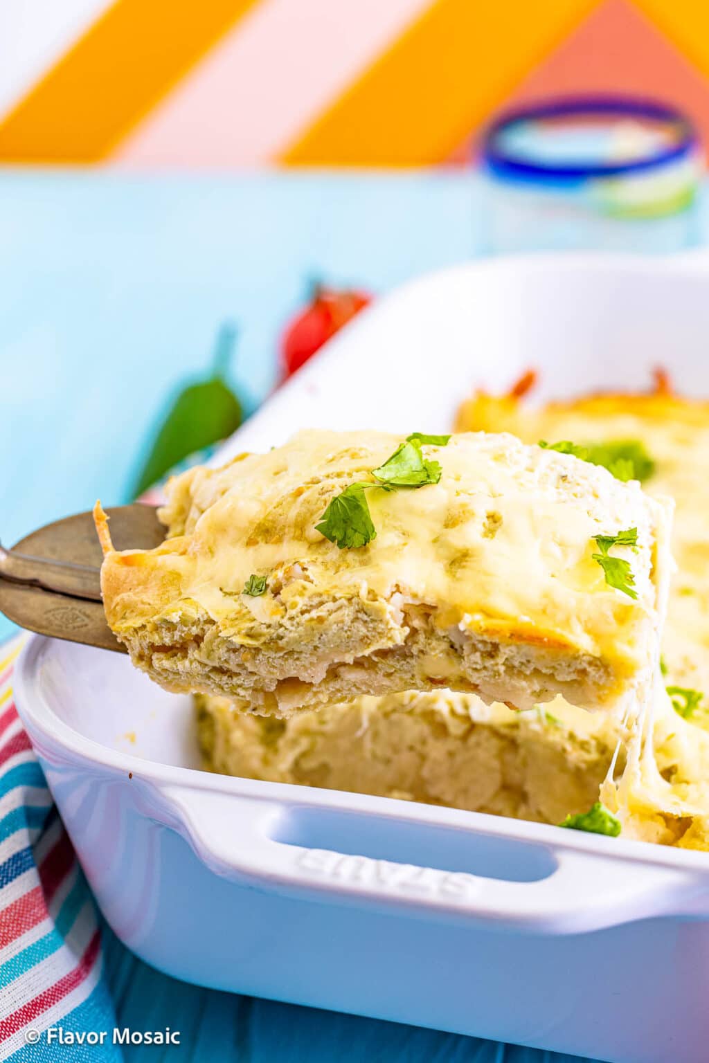 Easy Chicken Enchiladas Suizas Recipe - Flavor Mosaic
