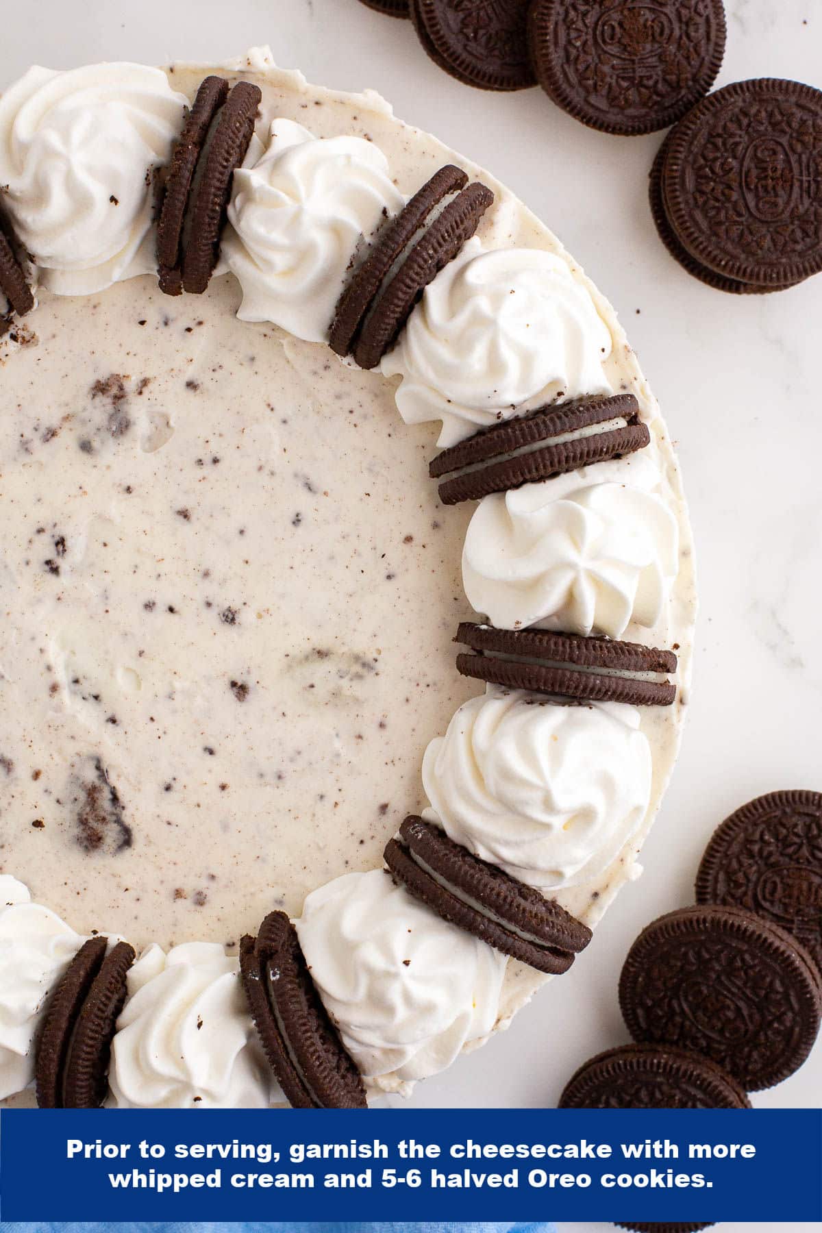 Oreo Cheesecake (No-Bake) - Flavor Mosaic