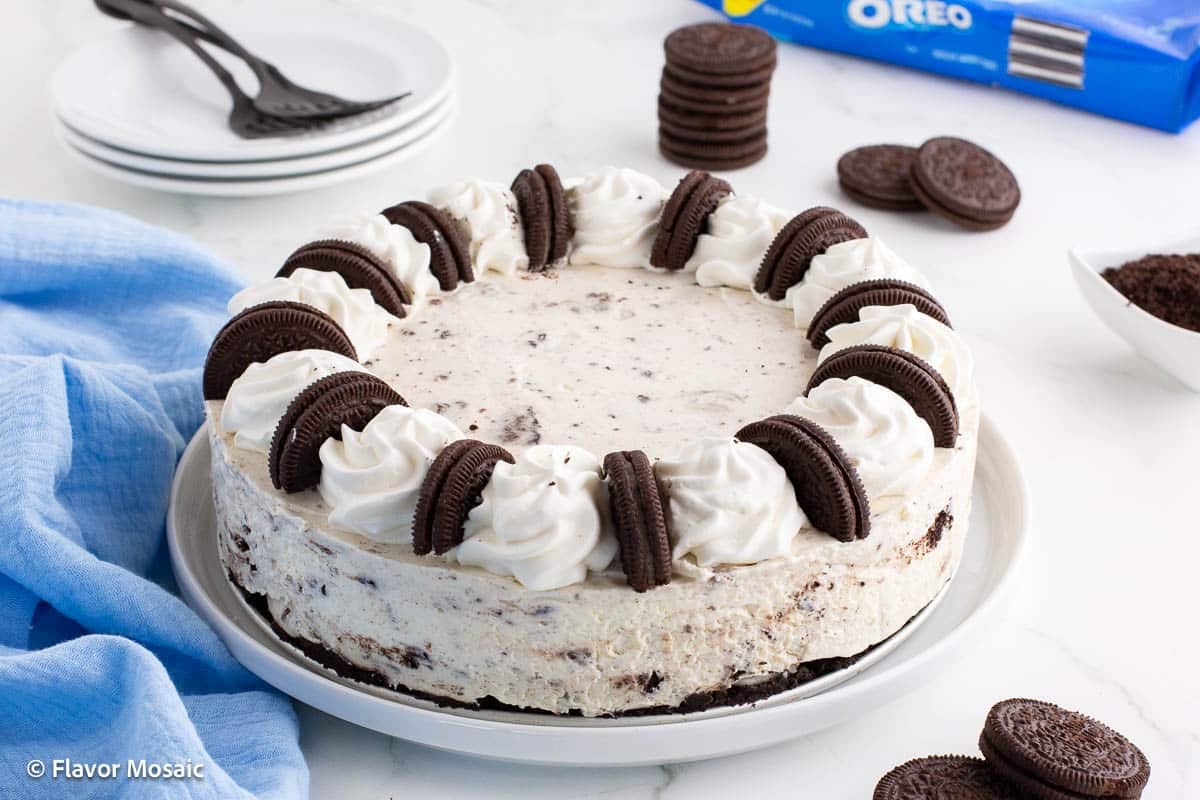 Oreo Cheesecake (No-Bake) - Flavor Mosaic